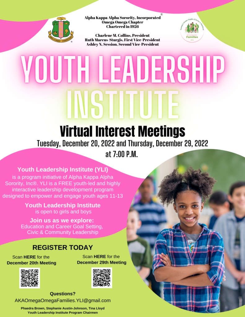 Empower our Families - Youth Leadership Institute (YLI) Parent ...